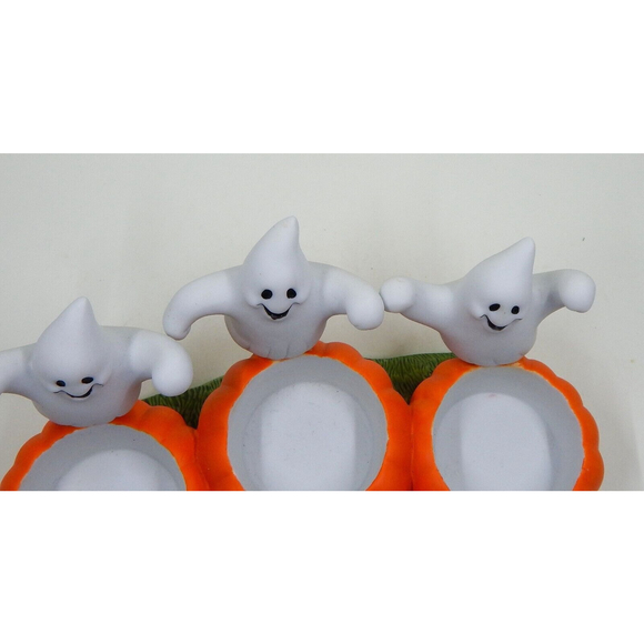 PartyLite | Accents | Halloween Partylite Porcelain Ghost Trio Tealight ...
